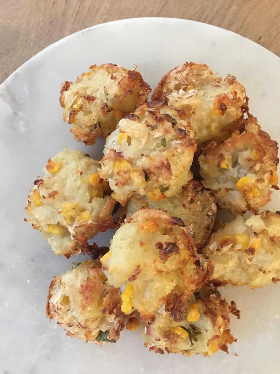 Potato Corn Haystack Hash Browns – Dani Stevens